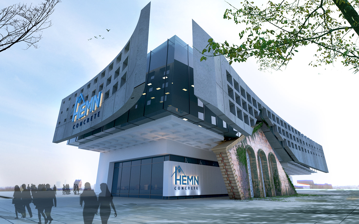 Hemin Concrete Office Design – SCEC